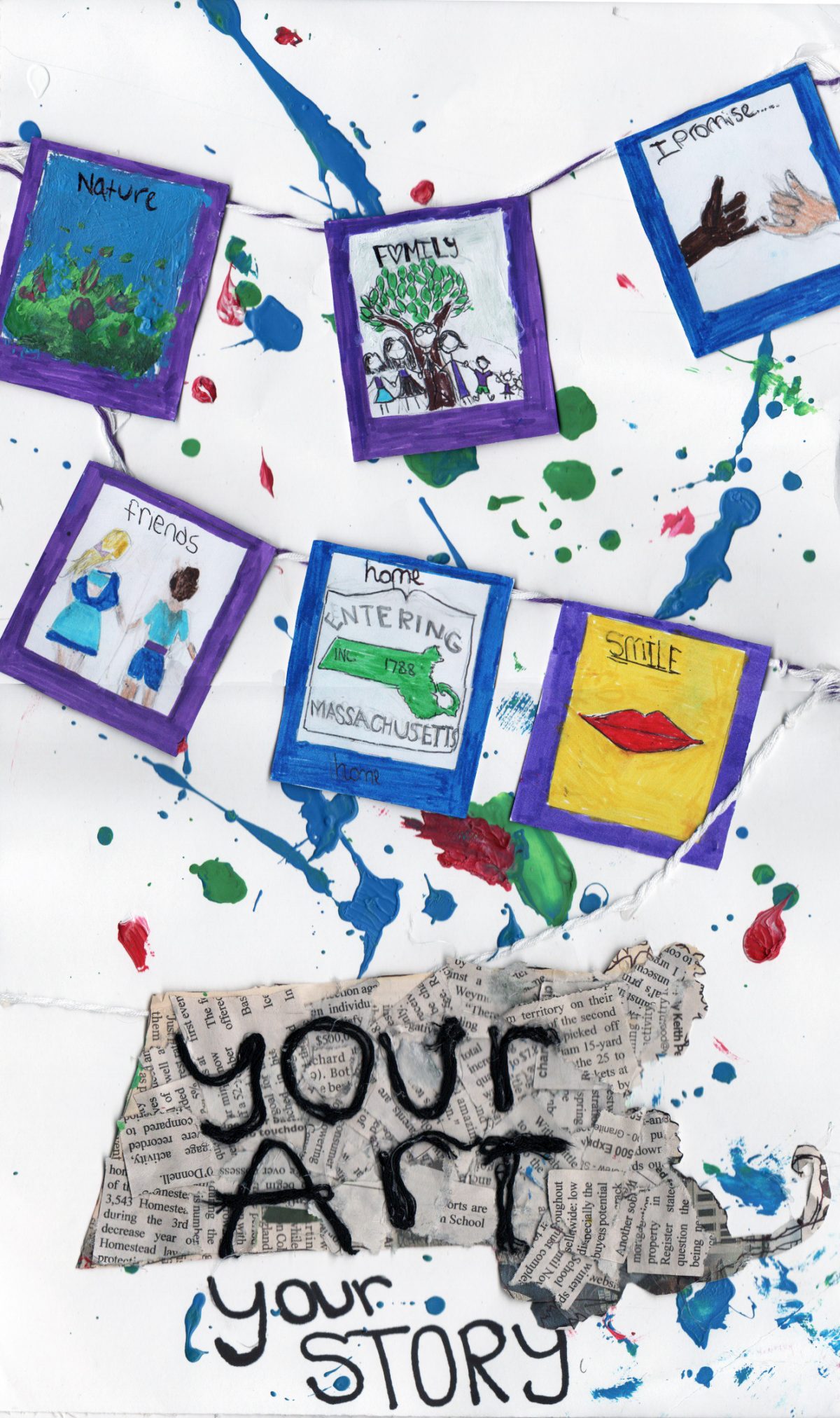 2019 Youth Art Month Flag Winners - Massachusetts Art Education Association