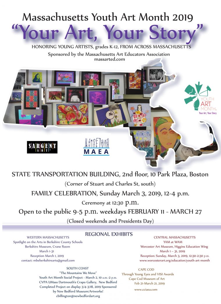 Youth Art Month & MAEA Recognitions Family Celebration - Today March 3 ...